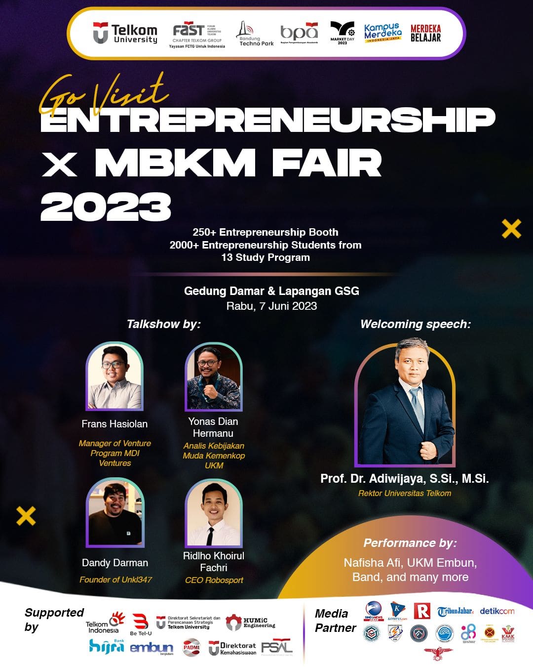 Entrepreneurship MBKM Fair 2023 market day