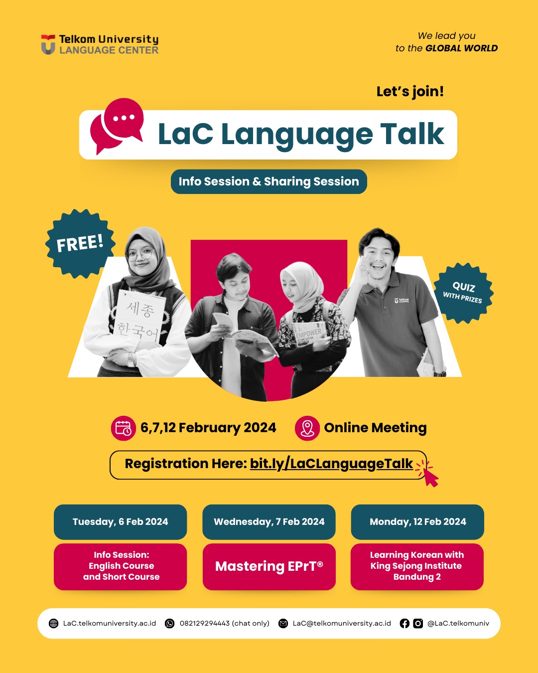discover more about the courses available at LaC – TelUtizen Campus Life