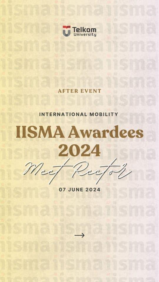 IISMA AWARDEES 2024 MEET RECTOR 07 JUNE 2024"Today, the IISMA Awardees 2024 g