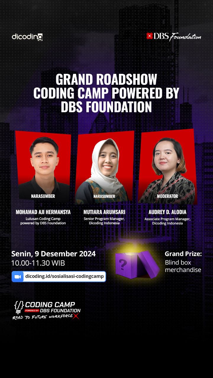 Grand Roadshow Coding Camp Powered by DBS Foundation