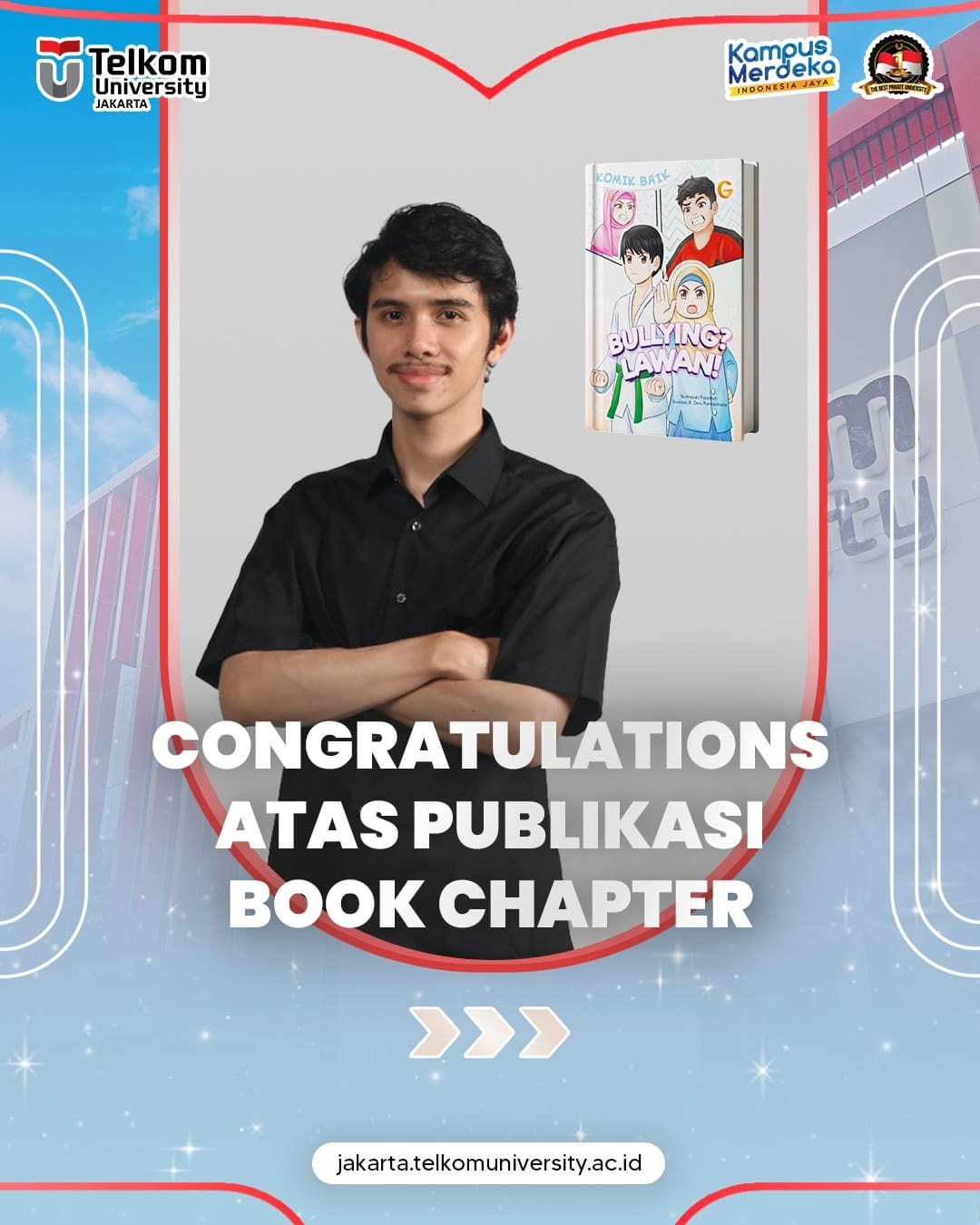 CONGRATULATION ON YOUR PUBLISHING YOUR BOOK CHAPTERUniversitas Telkom Jakarta