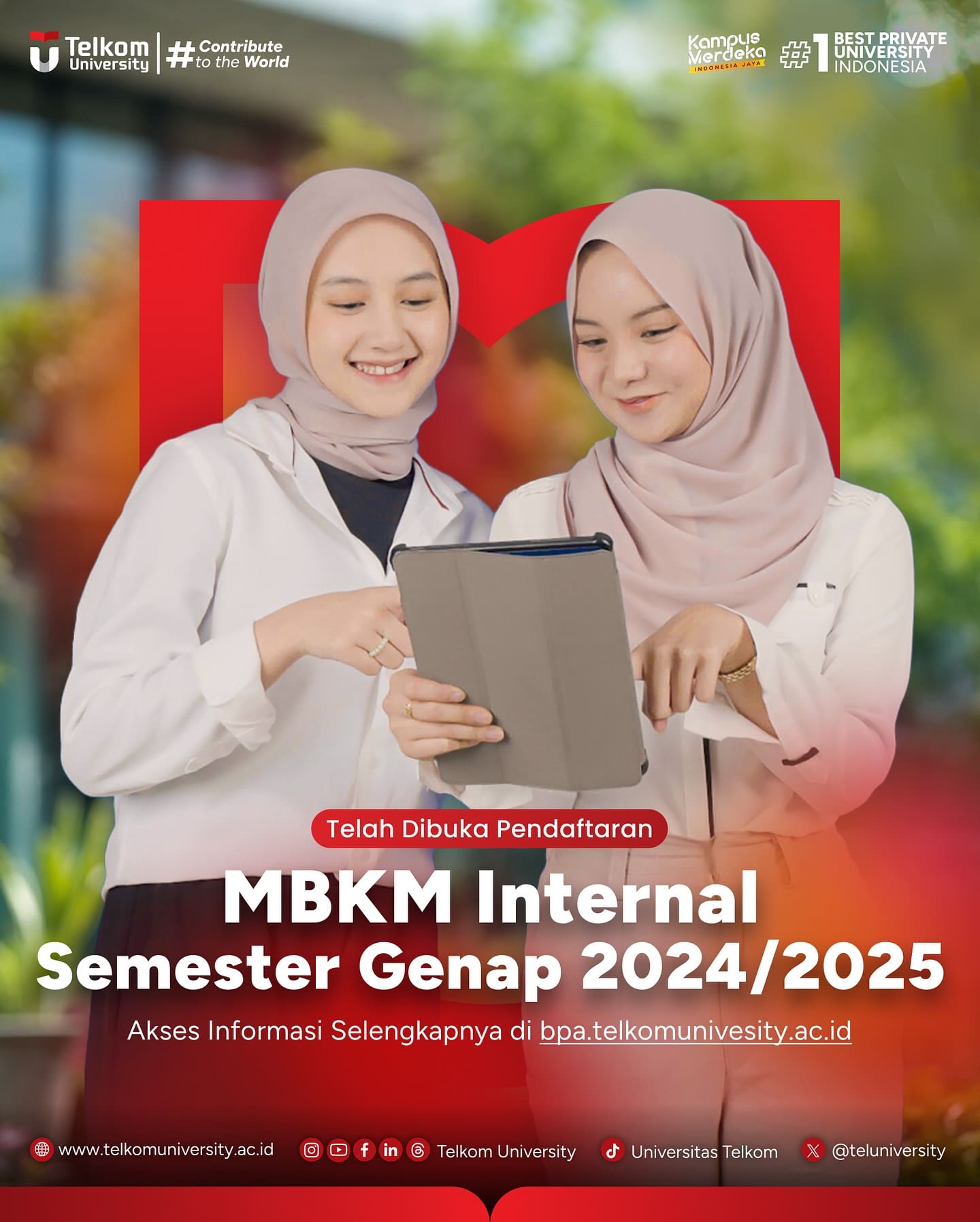 HEI TelUtizen!! Pendaftaran MBKM Internal sudah dibuka!Kamu mau ikutan MBKM In