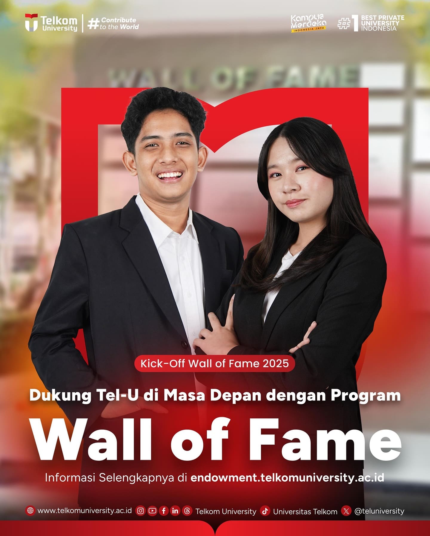 HEI TelUtizen!Telkom University melalui Direktorat Pengembangan Karir, Alumni,