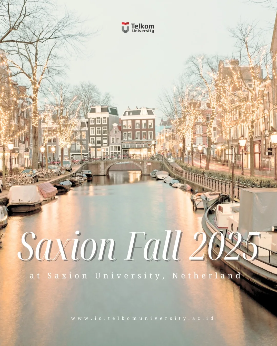 [SAXION FALL 2025 – APPLY NOW!]Telkom University students, don’t miss this inc