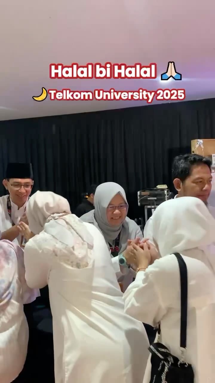 HEI TelUtizen! Telkom University telah menyelenggarakan acara Halal Bihalal yang