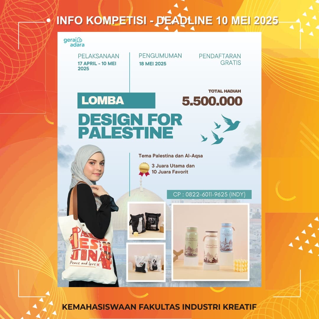 [ INFO KOMPETISI ] Deadline : 10 Mei 2025 More : desty.page/kemahasiswaan_fik