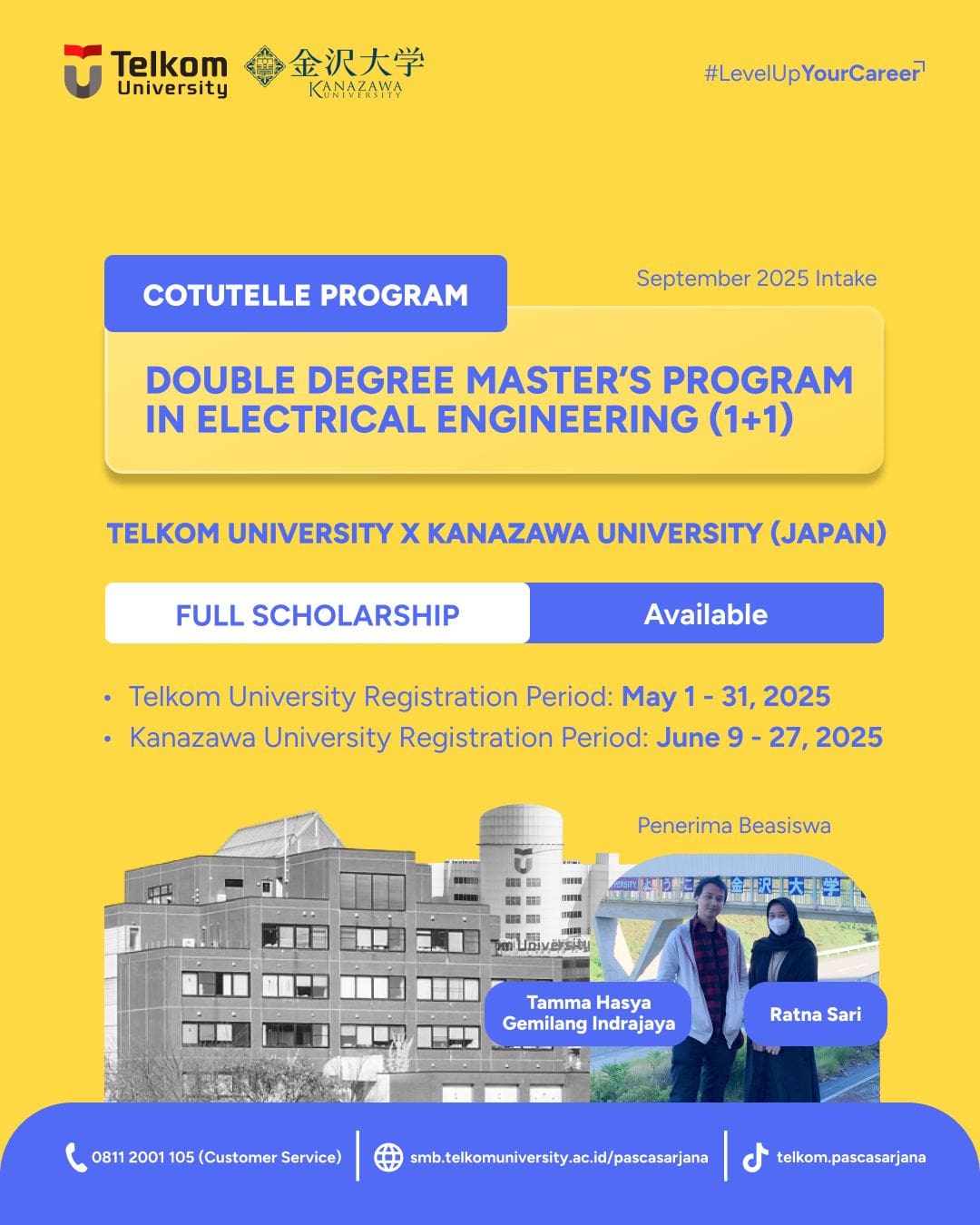 We are proud to announce the official opening of the Cotutelle Program between T