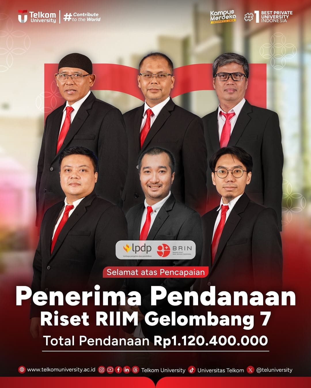 HEI TelUtizen! Selamat kami ucapkan kepada para peneliti Telkom ...