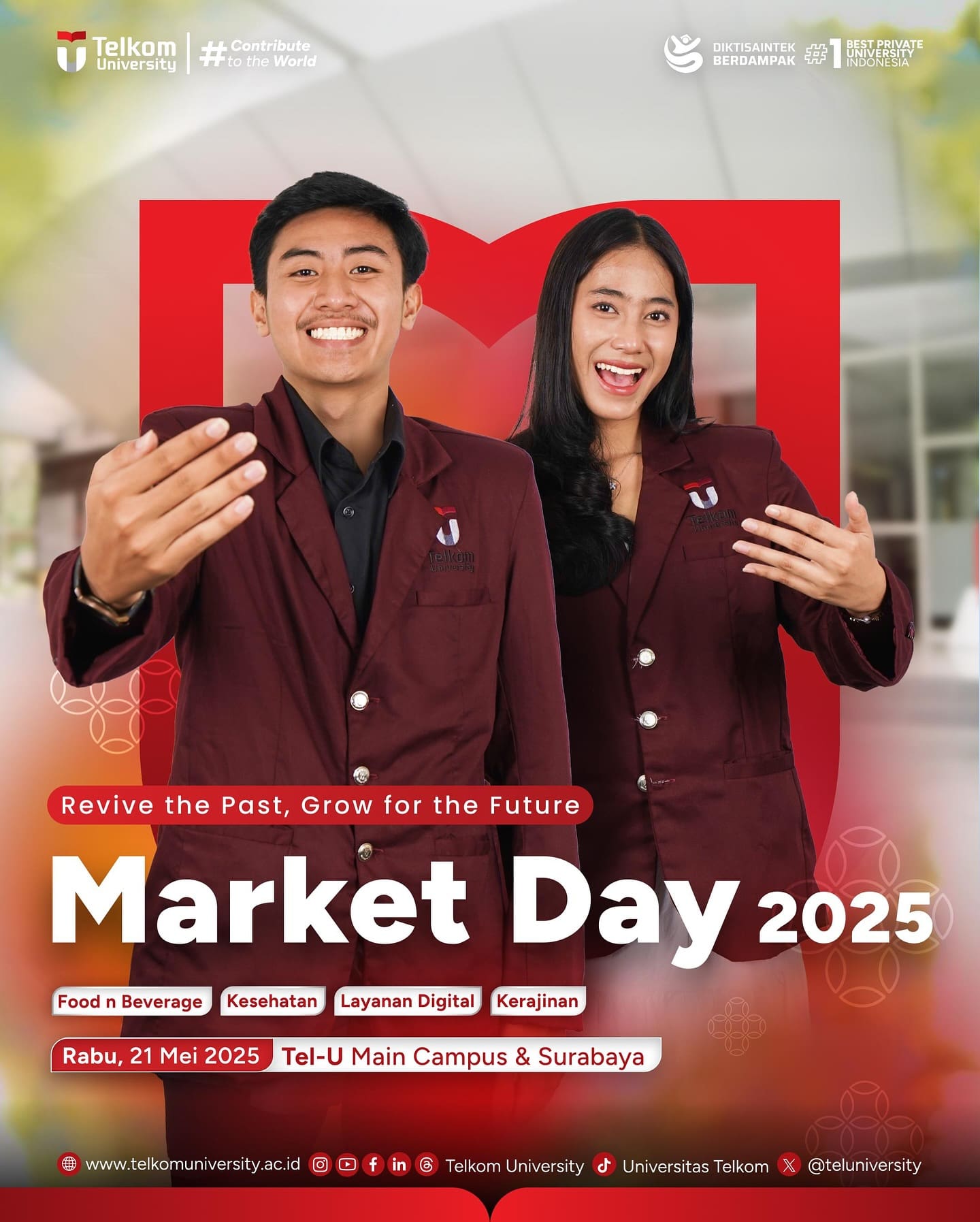 HEI TelUtizen! Market Day 2025 kembali hadir!! Akan ada 148 kelompok bisnis yang
