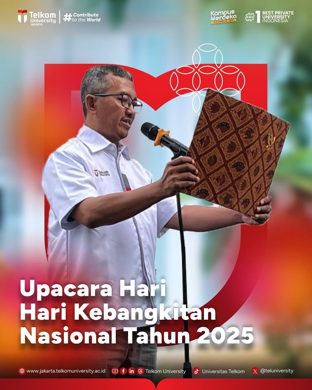 HEI TelUtizen!Hari ini, seluruh civitas akademika Telkom University Jakarta me