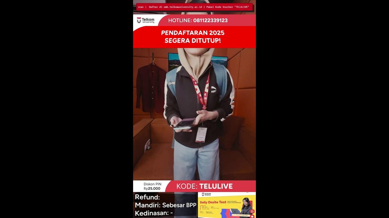 Daily Live SMB Telkom University – TelUtizen Campus Life