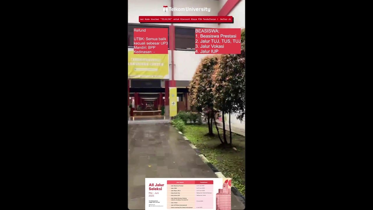 Campus Tour 50K Likes SMB Telkom University – TelUtizen Campus Life